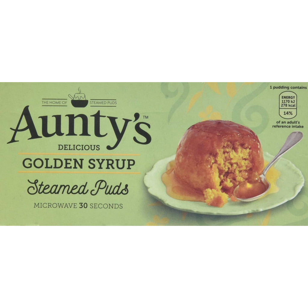 Aunty's Golden Syrup Steamed Puds From the united Kingdom Last Chance ...